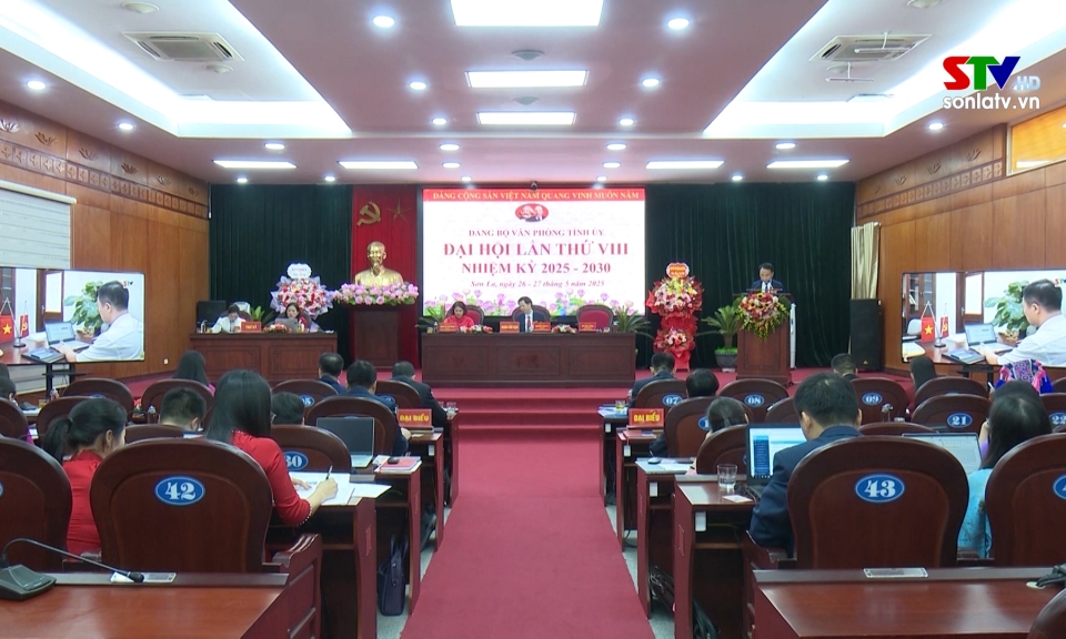 Đại hội Đảng bộ Văn phòng Tỉnh ủy lần thứ VIII, nhiệm kỳ 2025-2030 ...