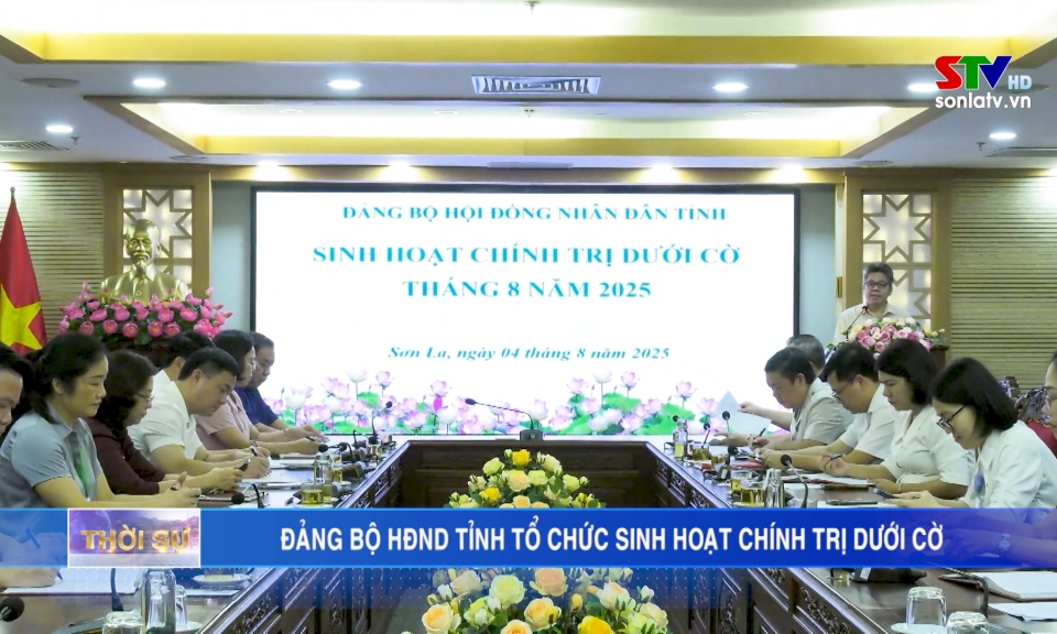 Đảng bộ HĐND tỉnh tổ chức sinh hoạt chính trị dưới cờ tháng 8/2025 ...