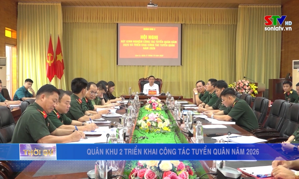 Quân khu 2 triển khai công tác tuyển quân năm 2026 - Báo và phát thanh ...